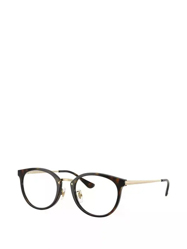 Ray-ban Round-frame Glasses - Brown