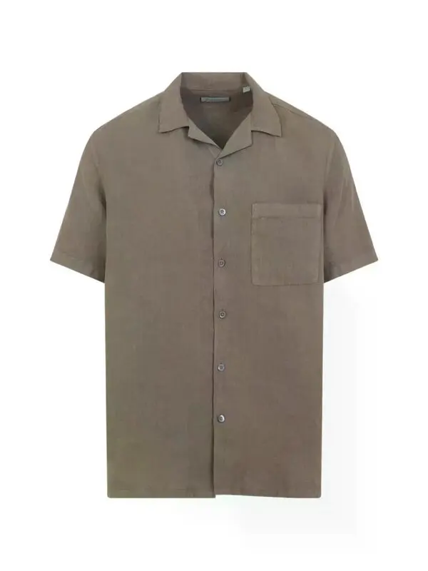 Canali Pocket Linen Shirt