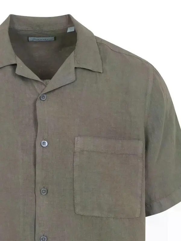 Canali Pocket Linen Shirt