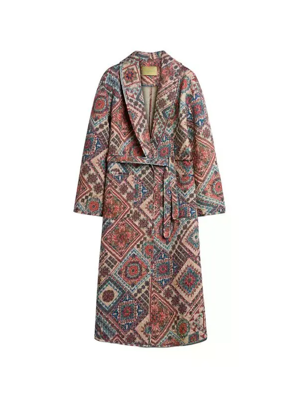 Momoni Colibri Printed Coat