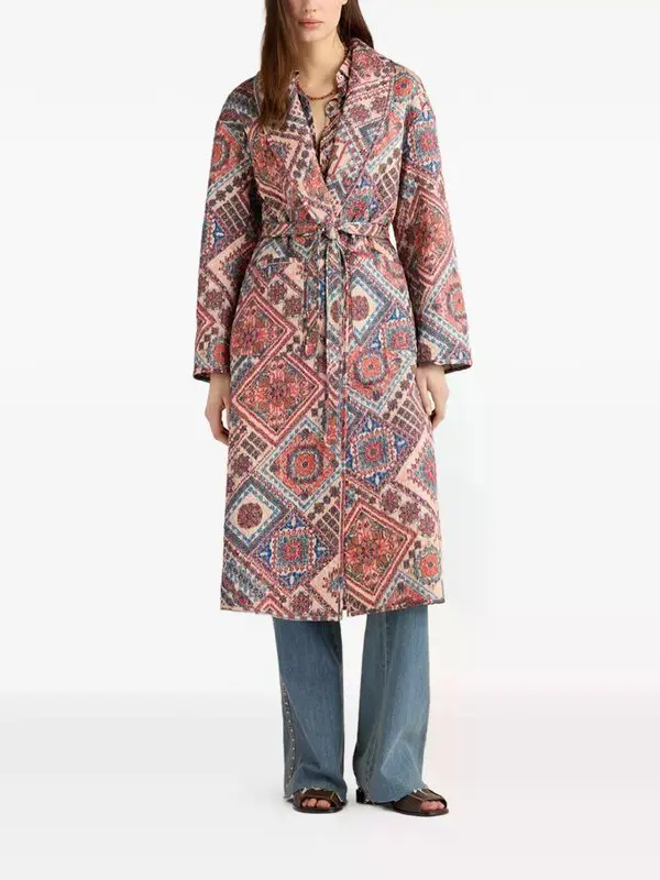 Momoni Colibri Printed Coat