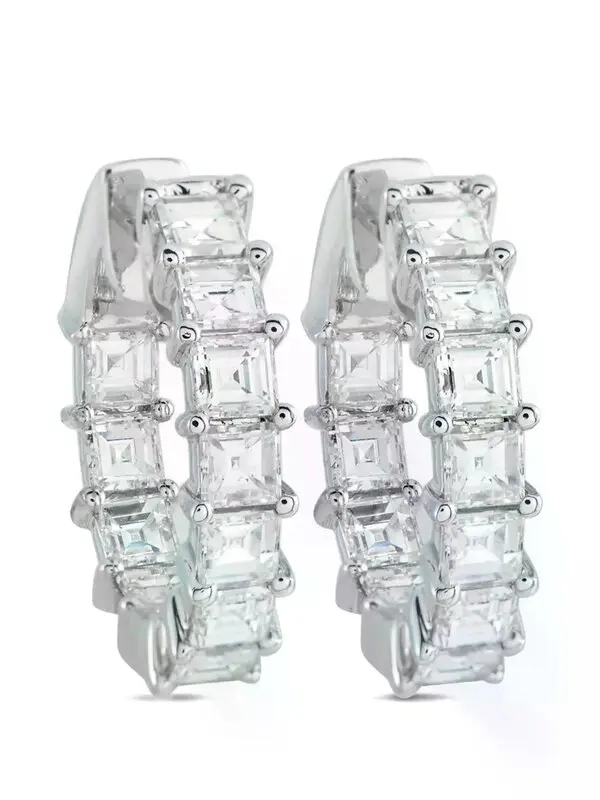 LB EXCLUSIVE Diamonds Hoop Earrings