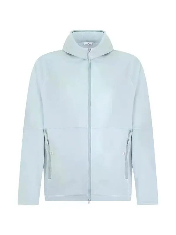 Stone Island Stellina Zip-fastening Hoodie - Blue