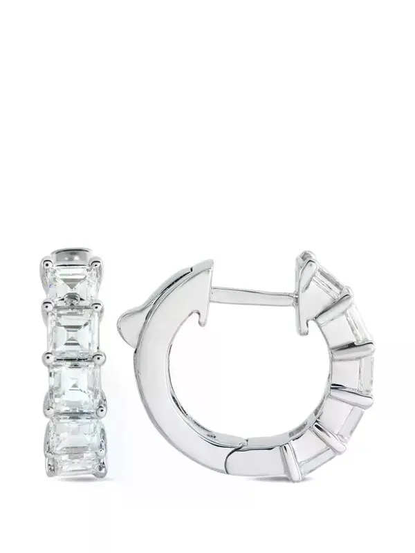 LB EXCLUSIVE Diamond Hoop Earrings