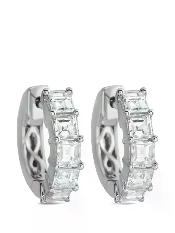 LB EXCLUSIVE Diamond Hoop Earrings