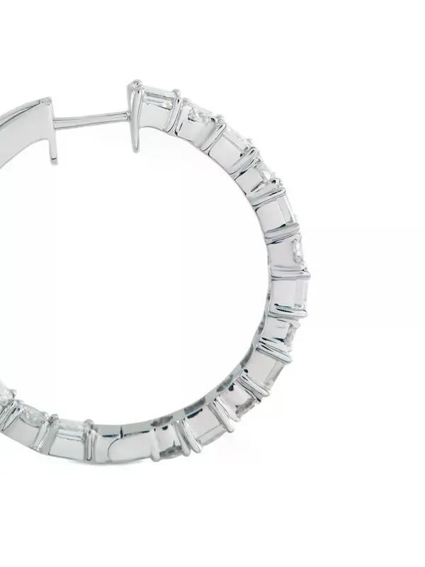 LB EXCLUSIVE Diamond Hoop Earrings