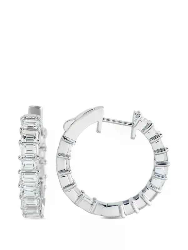 LB EXCLUSIVE Diamond Inside-out Hoop Earrings