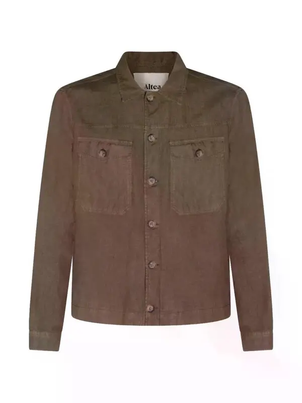 Altea Buttoned Front-pocket Shirt Jacket