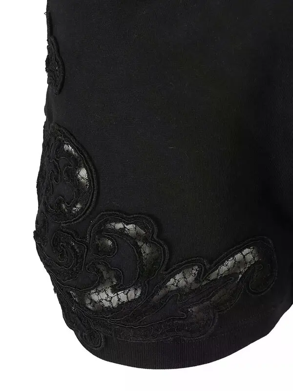 Ermanno Scervino Lace Appliqué Shorts