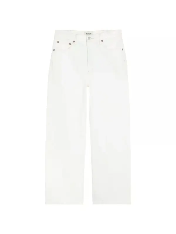 AGOLDE Harper Wide-leg Jeans - White
