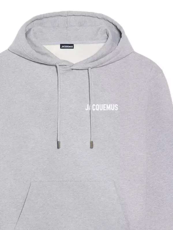 Jacquemus Logo Hoodie - Grey