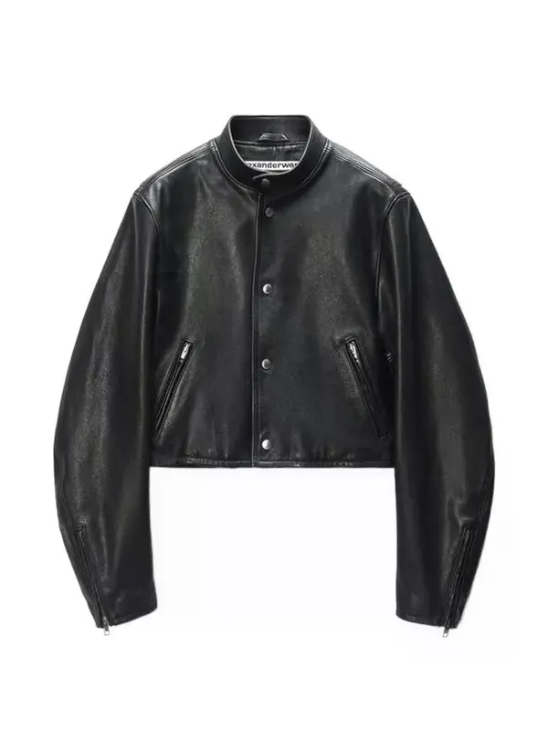 Alexander Wang Buttoned Leather Jacket