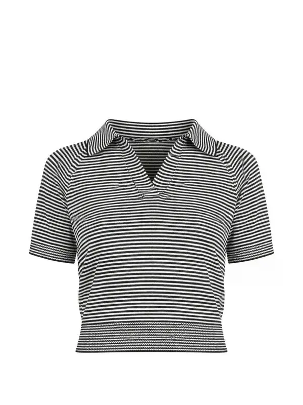 Max Mara Striped T-shirt - Black