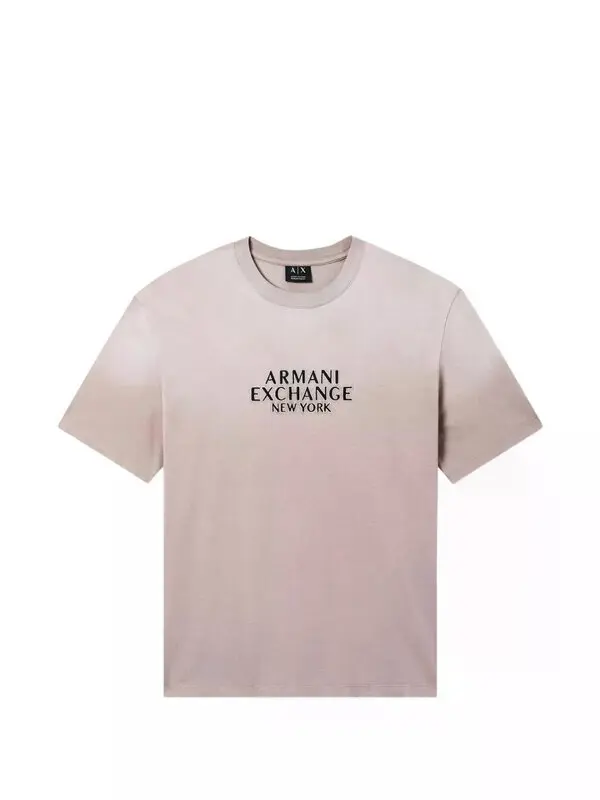 Armani Exchange Logo T-shirt - Neutrals