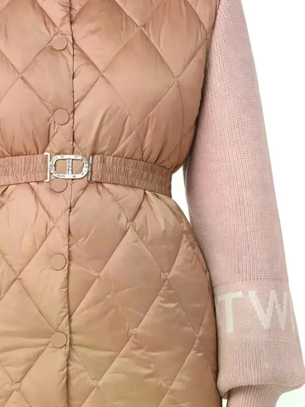 TWINSET Quilted Belted Jacket