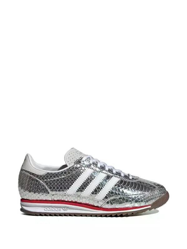 Adidas Sl 72 Og Sneakers With Snakeskin Effect - Silver