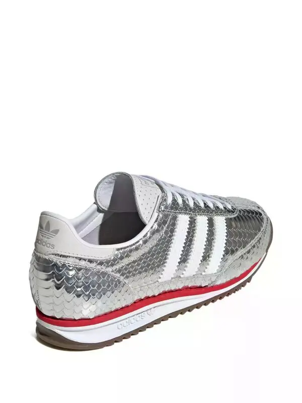 Adidas Sl 72 Og Sneakers With Snakeskin Effect - Silver