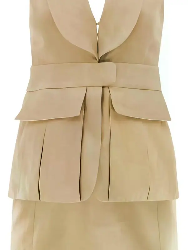 Alexis Hanne Mini Dress - Neutrals