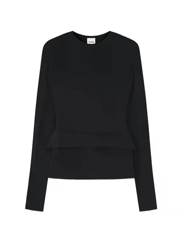 Nanushka Raveen Long-sleeve Top - Black