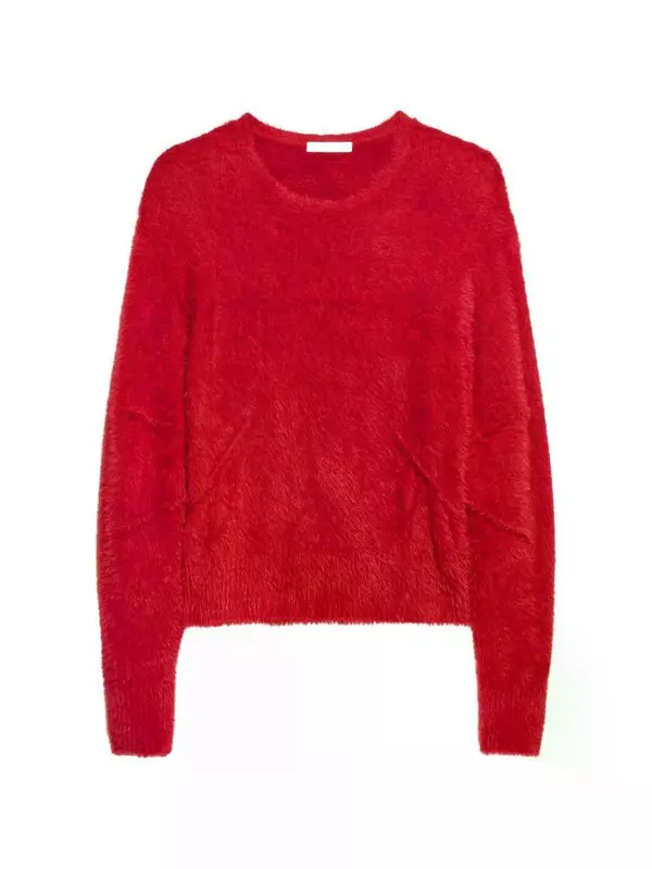 Helmut Lang Paneled Knitwear - Red