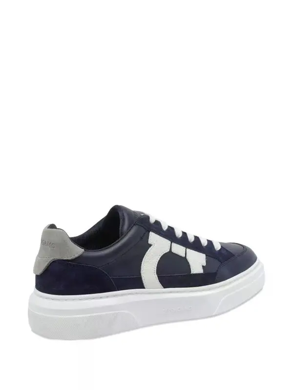 FERRAGAMO Gancini Round-toe Sneakers