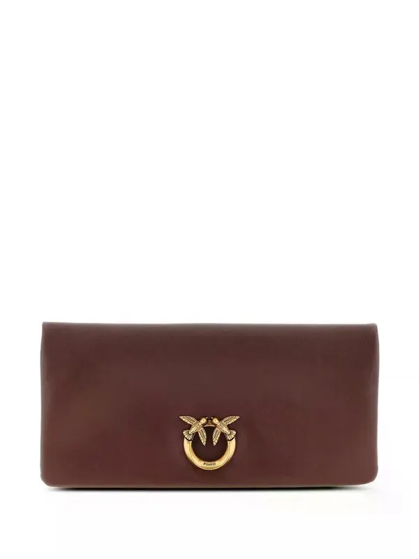 Pinko Logo-detail Clutch - Red