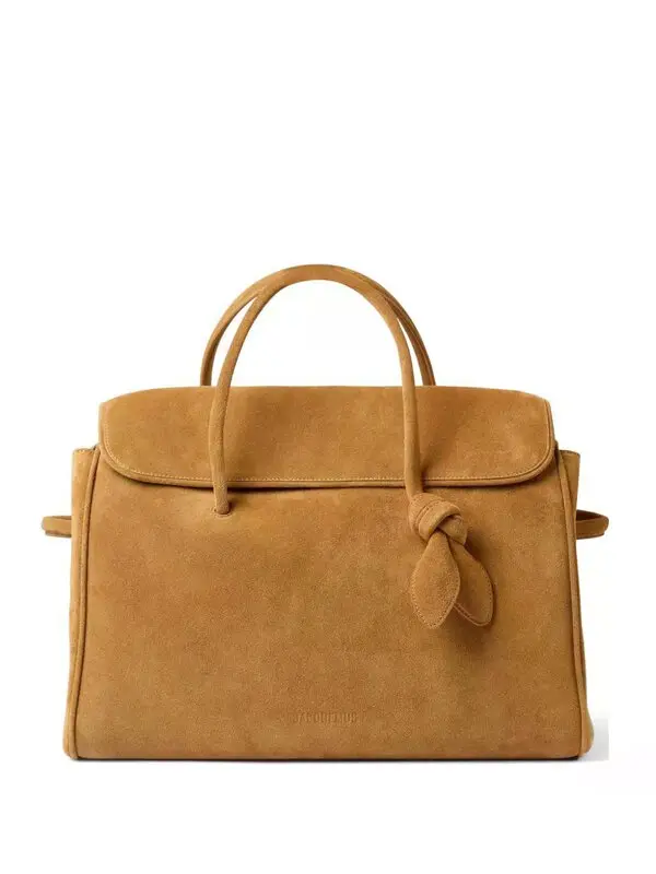 Jacquemus The Turismo Knot-detail Tote Bag - Neutrals