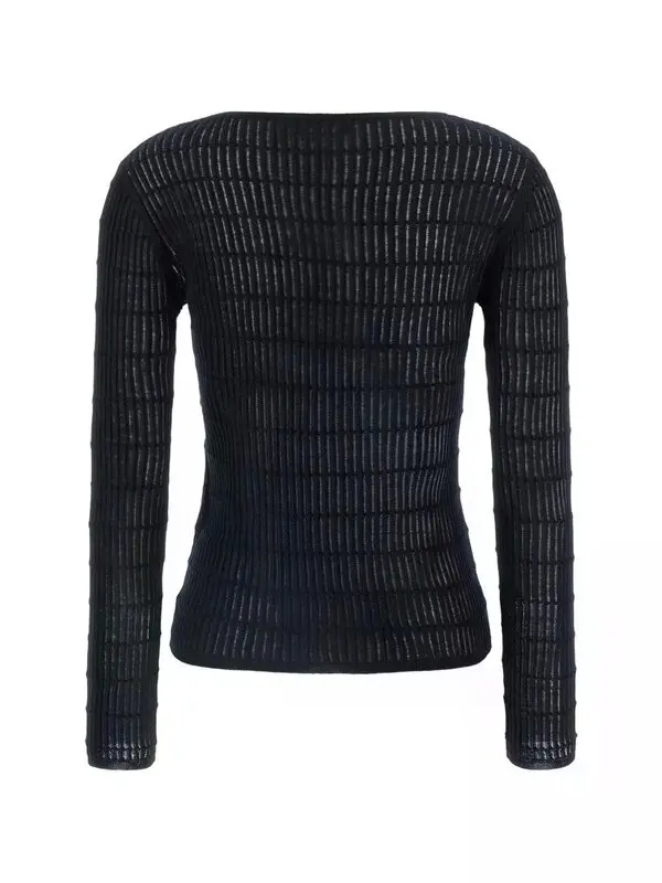 Max Mara Ribbed Boat-neck Sweater