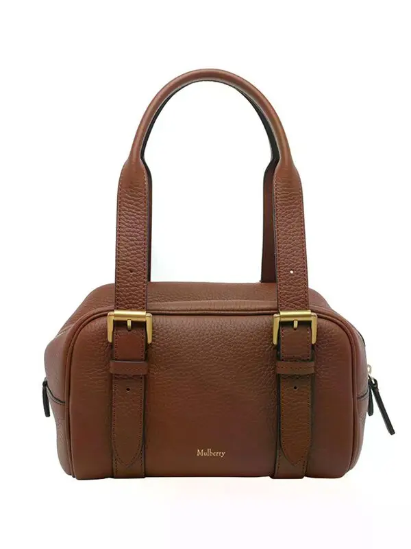 Mulberry Small Boston Leather Tote Bag - Brown