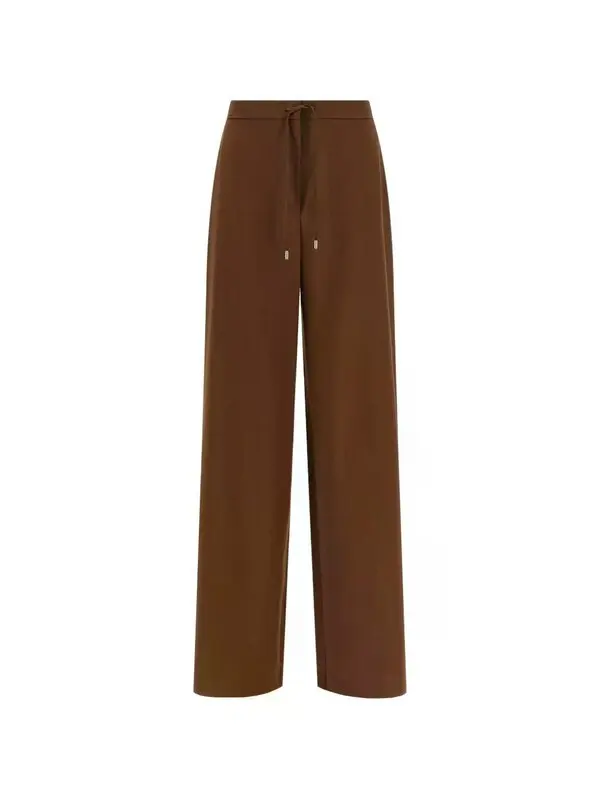 Max Mara Cortone Elasticated-waistband Trousers - Brown