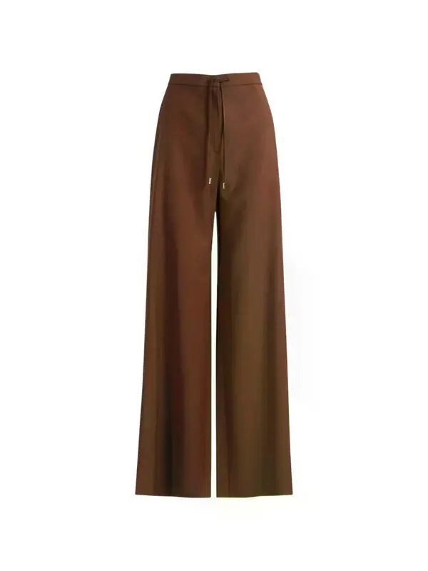 Max Mara Elasticated-waistband Trousers - Brown