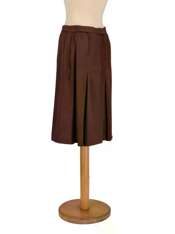 Fendi Pleated Midi Skirt