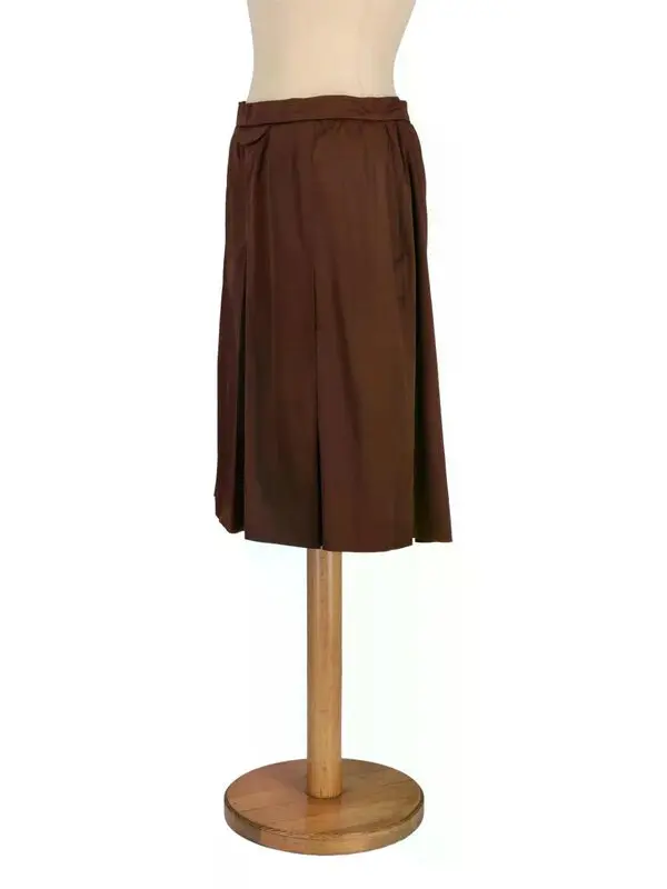 Fendi Pleated Midi Skirt