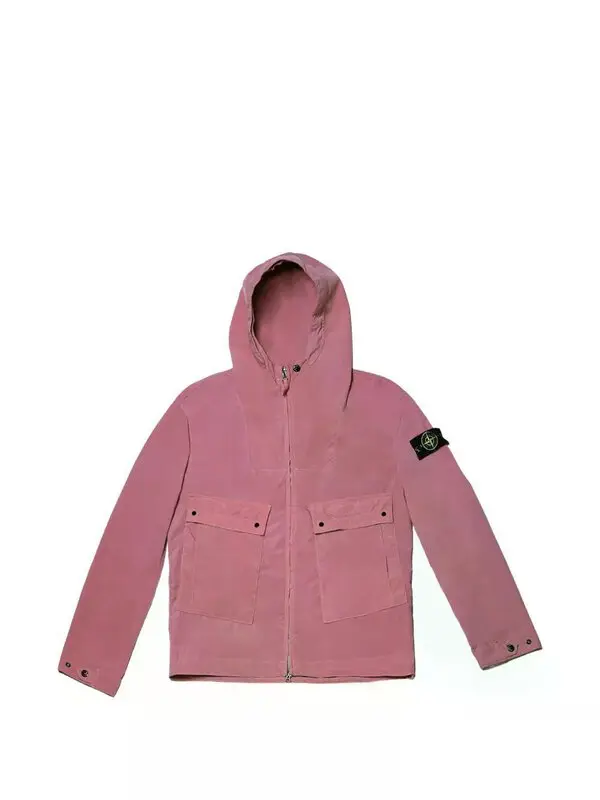Stone Island Hooded Flap-pocket Jacket