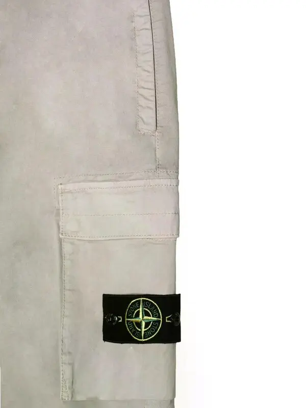 Stone Island Logo-patch Cargo Trousers