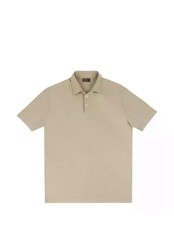 SLOWEAR Buttoned Polo Shirt - Neutrals