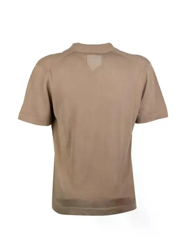 CRUNA V-neck Polo Shirt - Neutrals