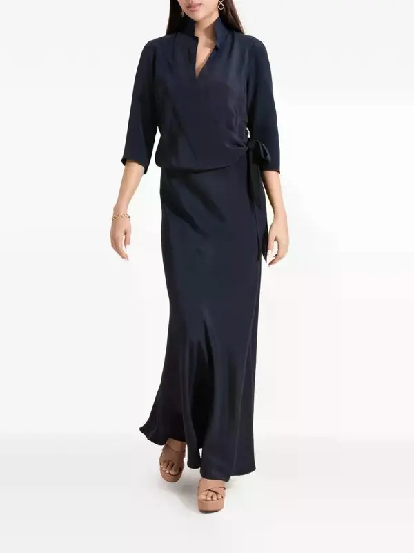 PETER COHEN Wrap Maxi Dress