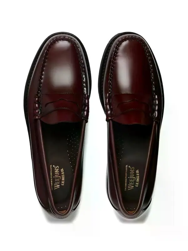 G.H.BASS Weejuns Larson Penny Loafers - Red