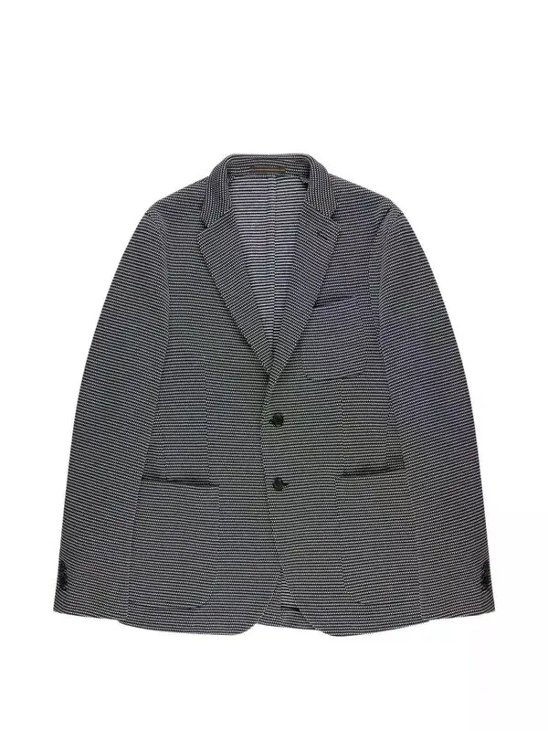 SLOWEAR Micro-patterned Blazer - Blue