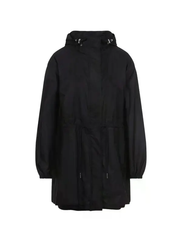 Moncler Weteau Drawstring Hooded Coat - Black