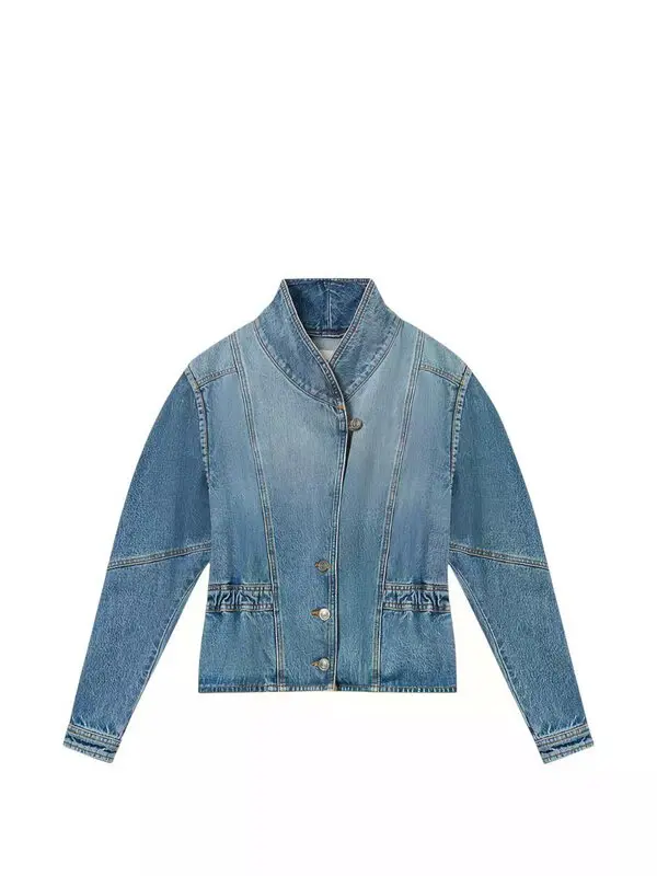 Isabel Marant Dolie Panelled Denim Jacket - Blue