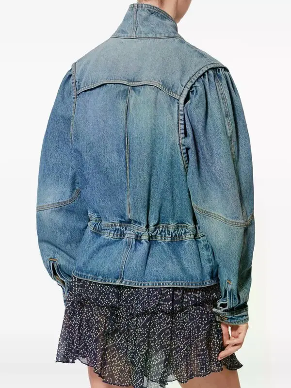 Isabel Marant Dolie Panelled Denim Jacket - Blue