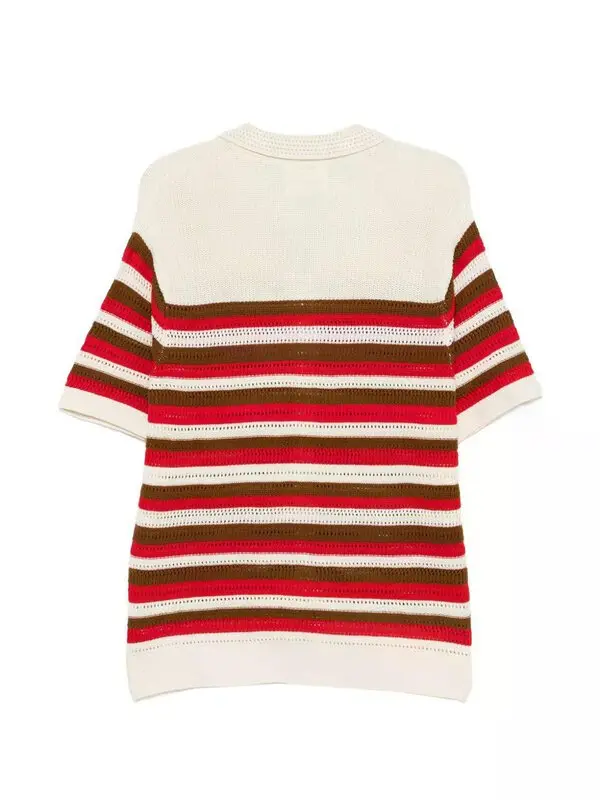 Nn07 Lars Striped Knit Shirt