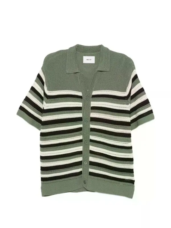 Nn07 Lars Striped Shirt