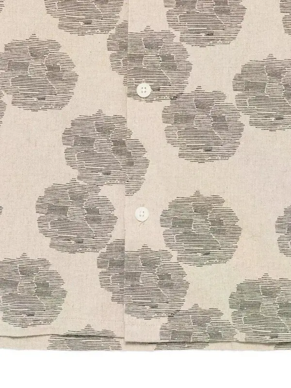 Nn07 Ole Floral Shirt - Neutrals