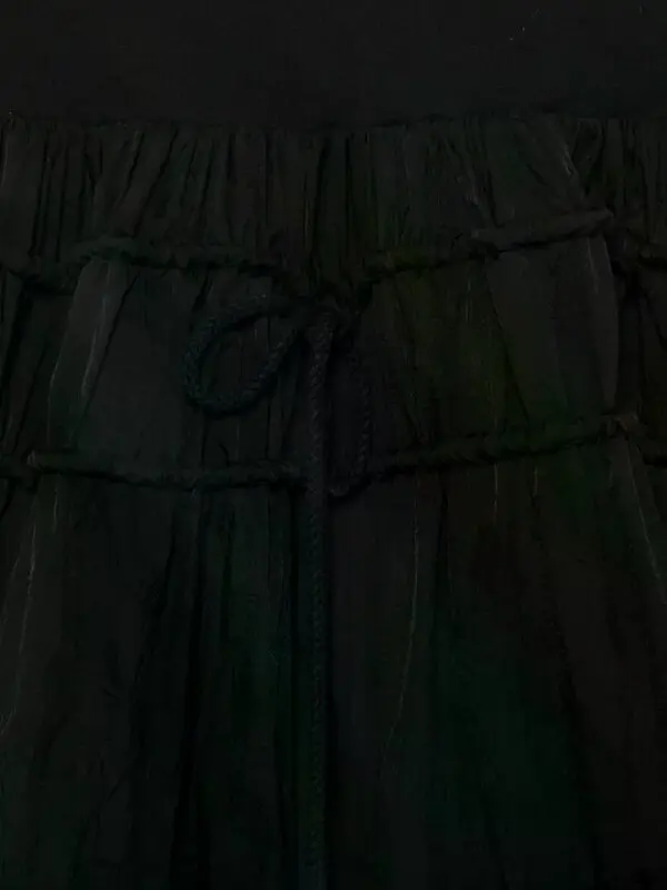 SYSTEM Drawstring Midi Skirt