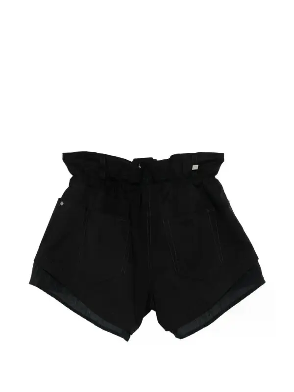 SYSTEM Belt-loop Layered Pocket Shorts