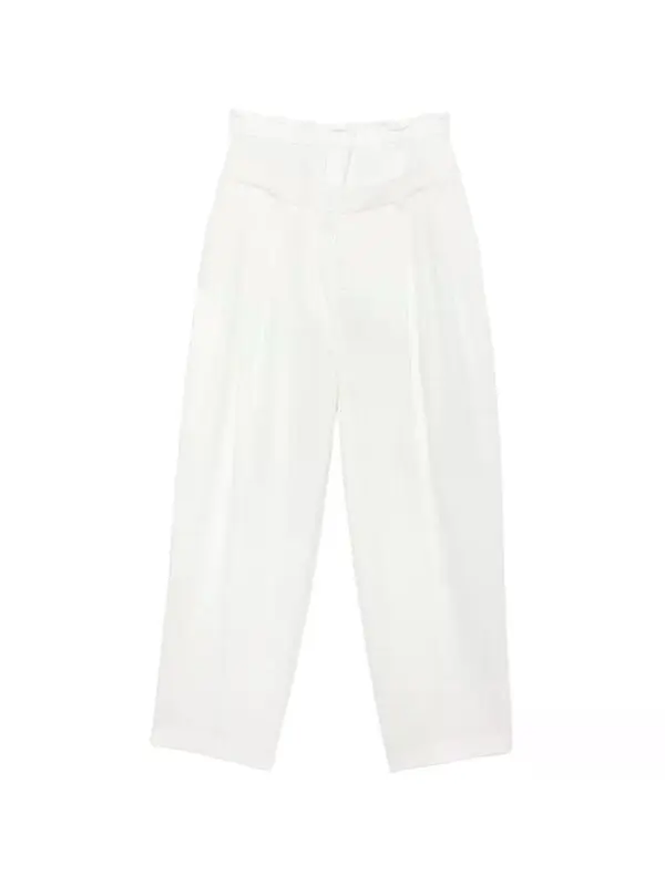 SYSTEM Belt-loop Drawstring Trousers