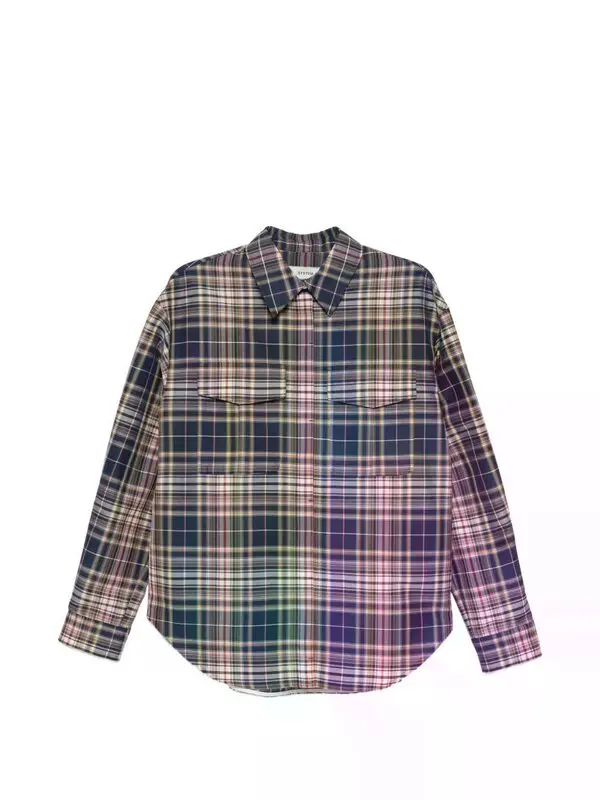 SYSTEM Pocket Checked Shirt